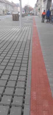 Aktuality - Dokončení oprav chodníků v ul. Trávnická a podél ul. Vrahovická | Prostějov